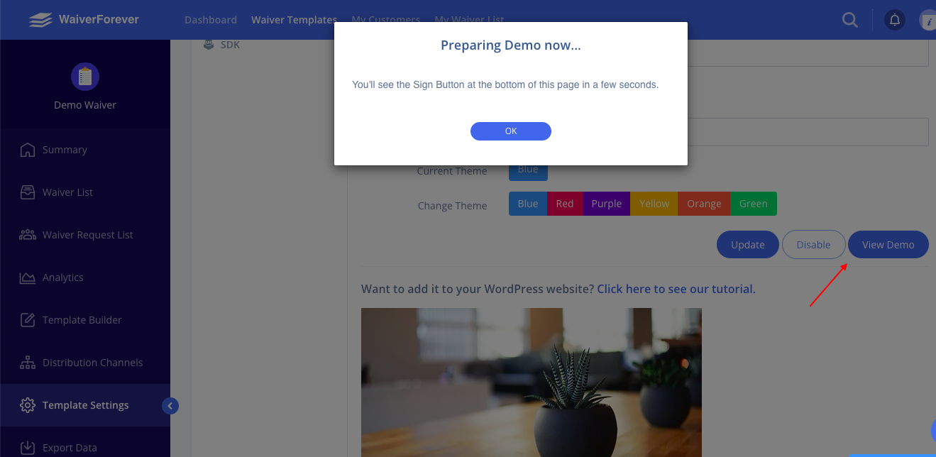 How to add waiver widget to your own website? – WaiverForever Help Center